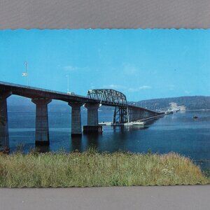Ellis Park Card Co | Art | Vintage Postcard Hood Canal Floating Bridge ...